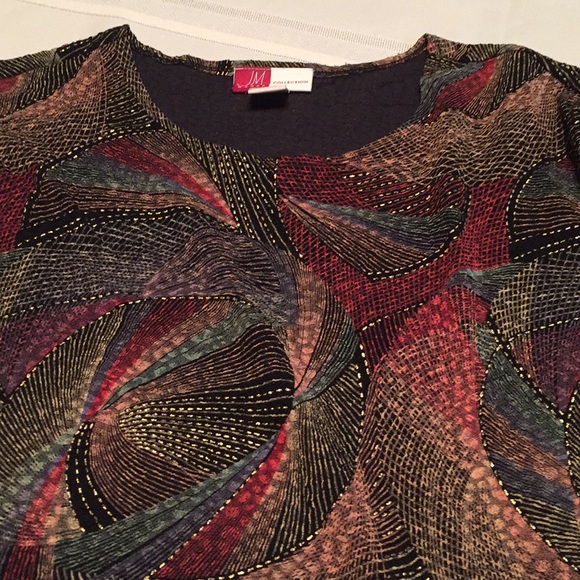 JM Collection | Tops | Jm Woman Collection Blouse Plus Size Tunic 2x ...